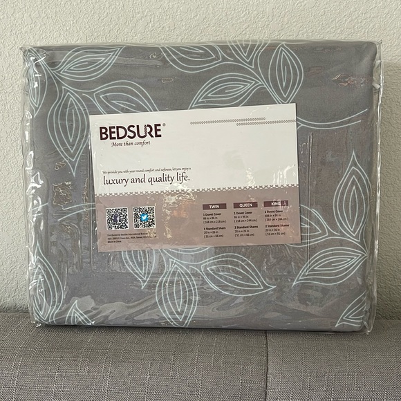 Bedsure | Bedding | Bedsure 60 Platinum Collection 3 Piece Duvet Cover Set Queen Size | Poshmark